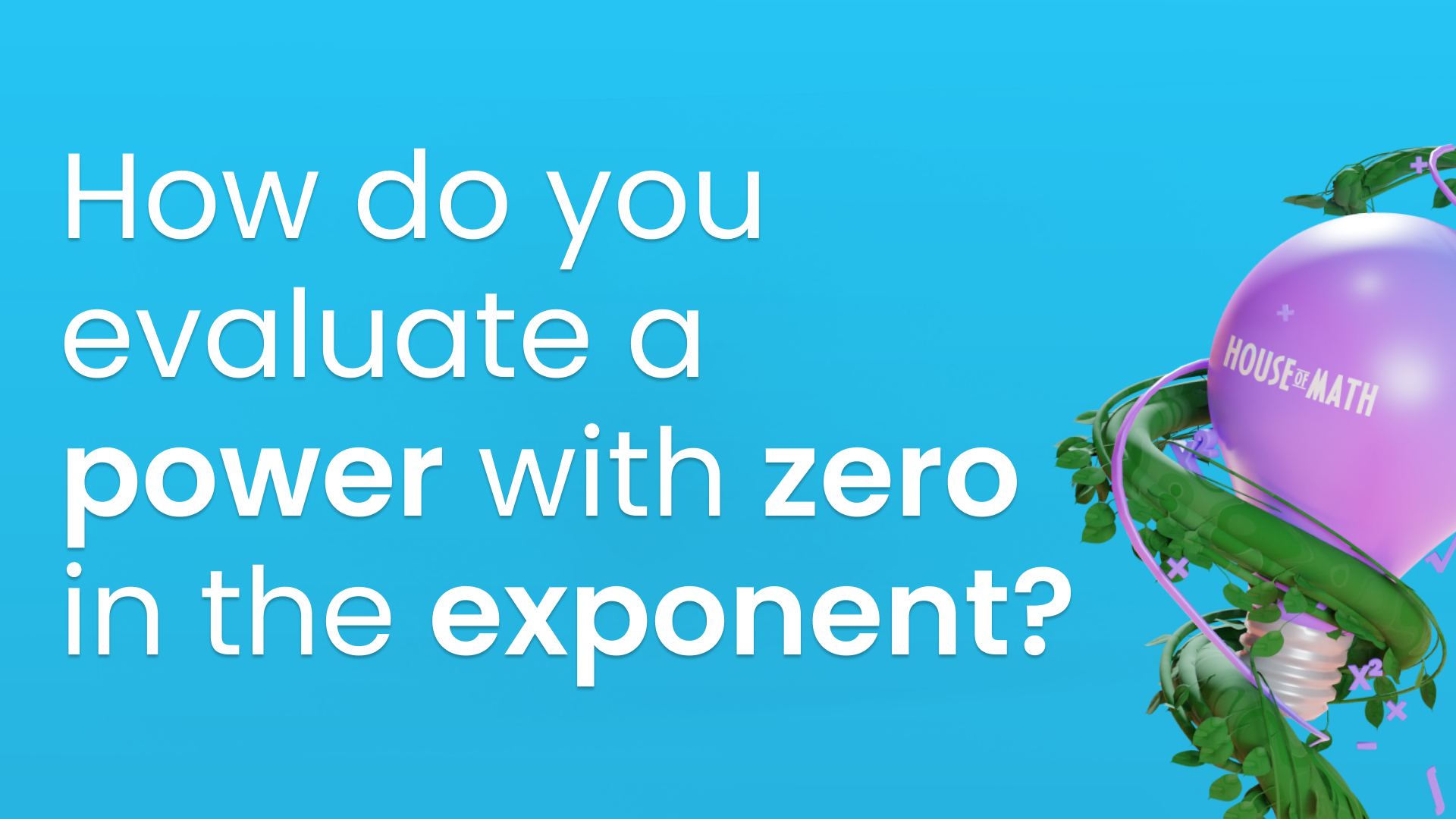 How Do You Evaluate A Power With Zero In The Exponent 