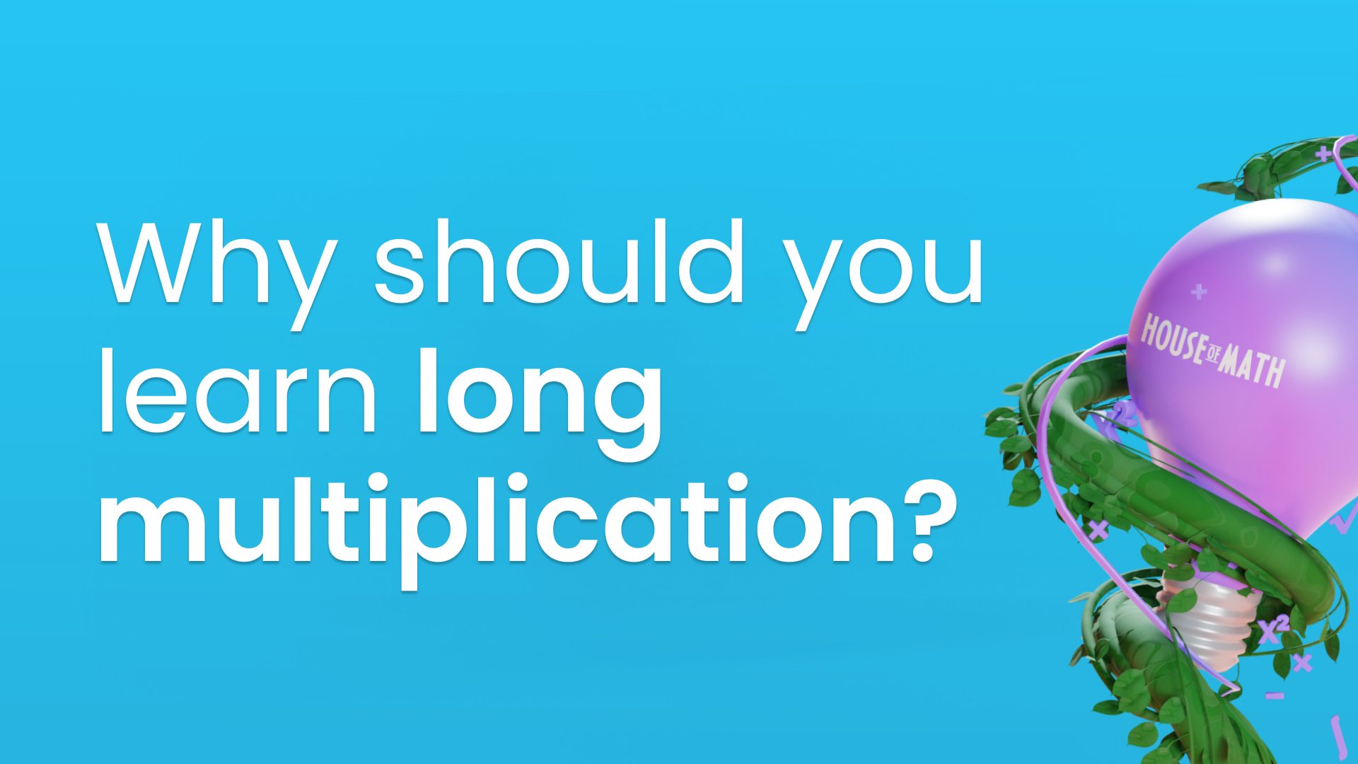 Why Should You Learn Long Multiplication?
